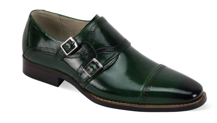 Giovanni Men's Outlet Leather Dress Shoe - Split Buckle