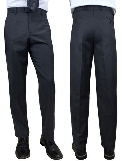 Statement Men's Modern Fit Pants - Flat Front Slacks