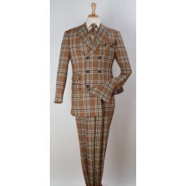 Apollo King Men's 3pc Double Breasted Suit - Executive Style