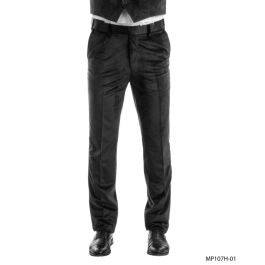 Tazio Men's Slim Fit Tuxedo Pants - Velvet