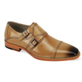 Giovanni Men's Outlet Leather Dress Shoe - Split Buckle