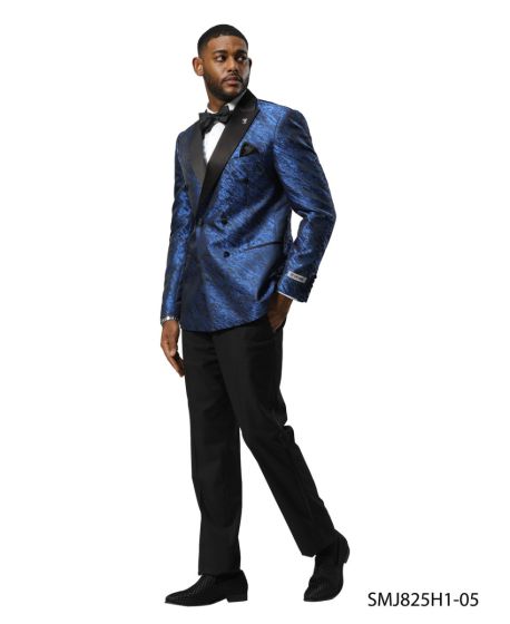 Stacy Adams Men's Hybrid Fit Sport Coat - High Fashion Pattern