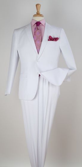 SMB Couture Men's 2 Piece Executive Suit - Solid Colors