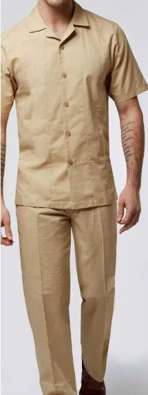 Stacy Adams Men's 2 Piece Walking Suit - Solid Colors