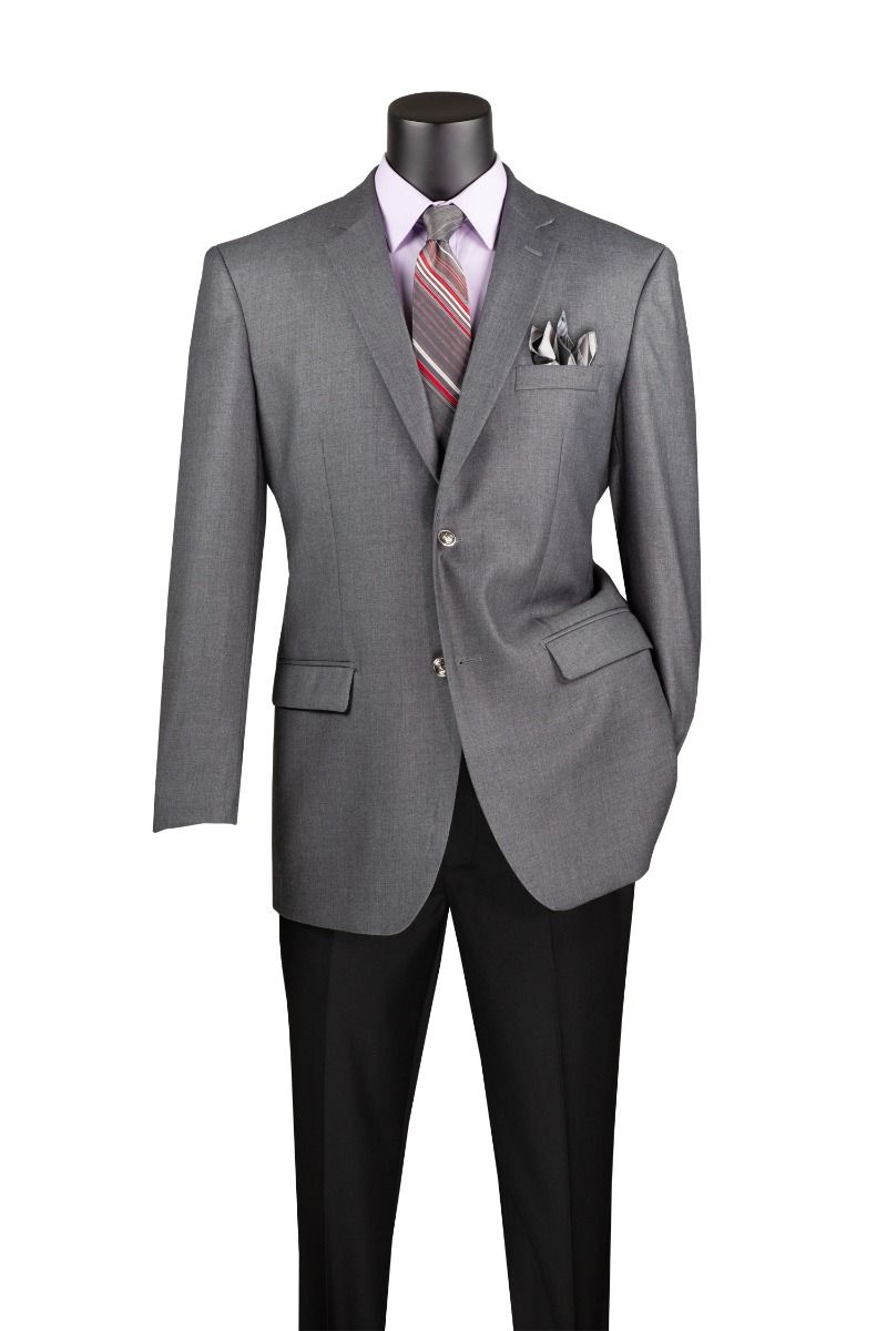 Vinci Men's Executive Sport Coat - Classic Business Coat