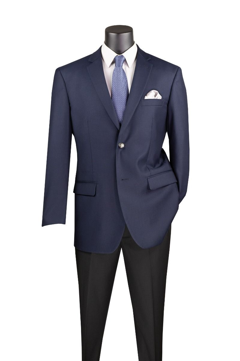 Vinci Men's Executive Sport Coat - Classic Business Coat