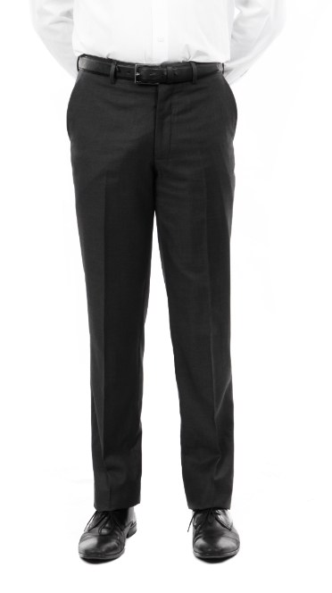 Demantie Men's Flat Front Pants - Modern Fit