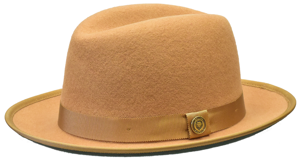 Bruno Capelo Men's Fedora Style Wool Hat - High Fashion