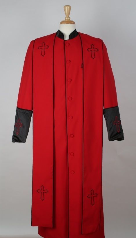 Tony Blake Men's Outlet Church Robe with Stole - Pastor Church Robe