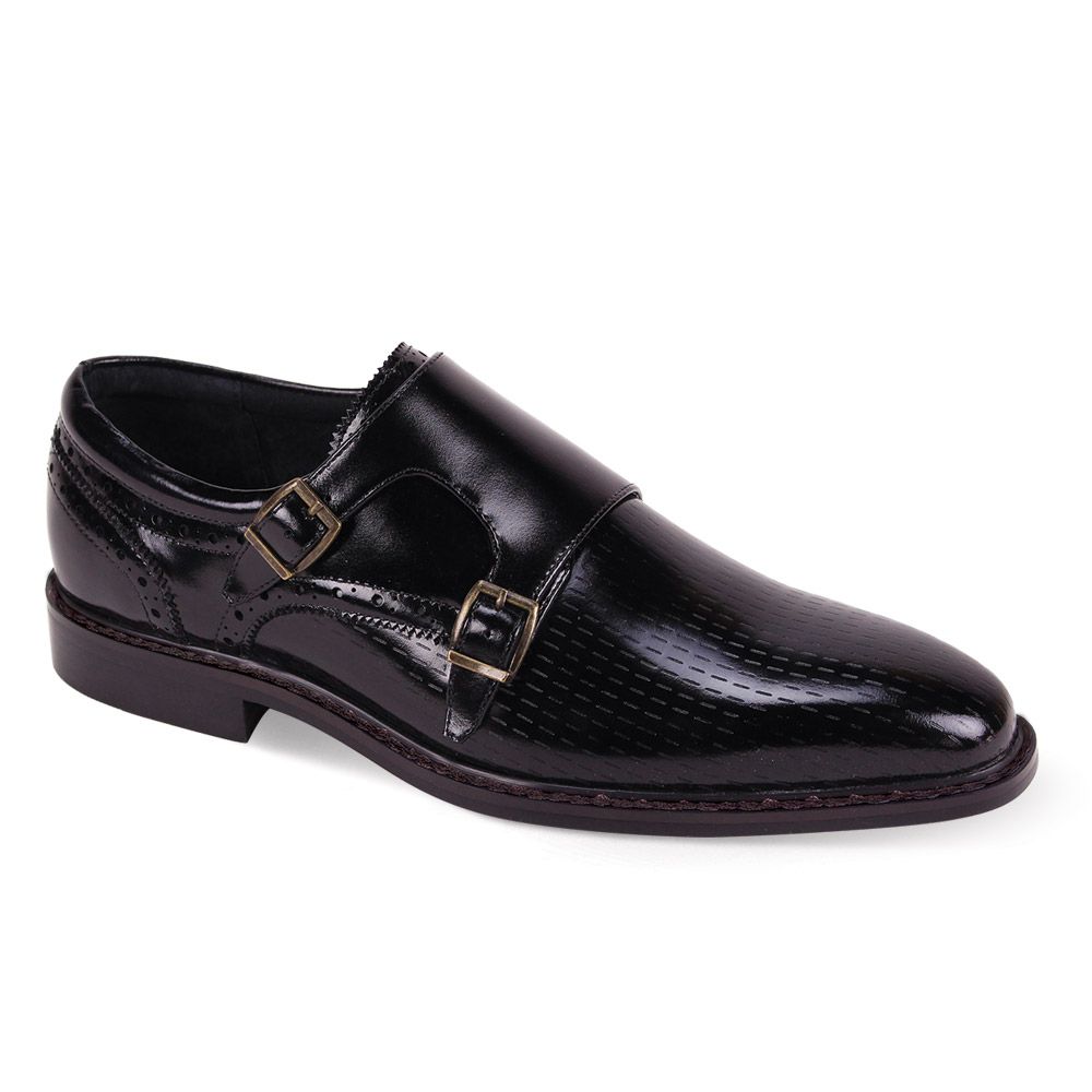 Giovanni Men's Slip On Dress Shoe - Double Buckle