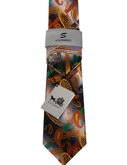 Statement Classic Tie Set- Layered Patterns