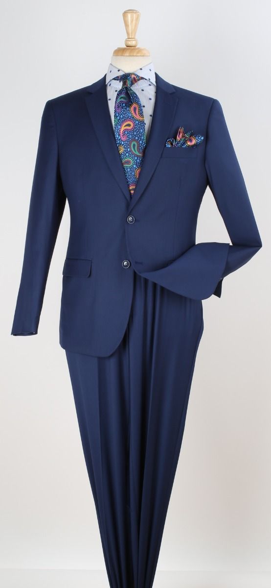 SMB Couture Men's 2 Piece Executive Suit - Solid Colors