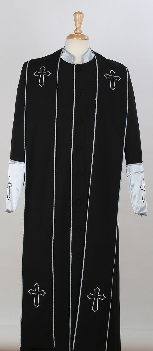 Tony Blake Men's Church Robe with Stole - Pastor Church Robe