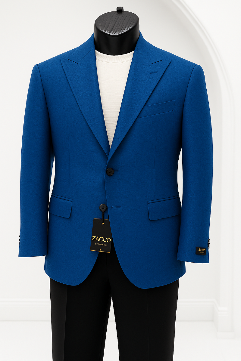 Zacchi Men's Fashion Sport Coat - Hopsack Blazer