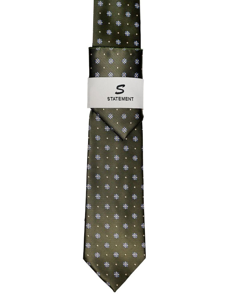 Statement Classic Tie Set- Accented Patterns