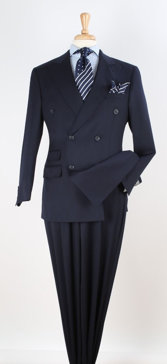 Apollo King Men's Outlet 3 Piece 100% Wool Suit - Contemporary Design