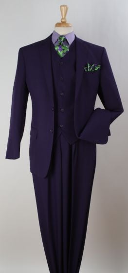 Royal Diamond Men's 3pc Discount Fashion Suit - Sleek Business